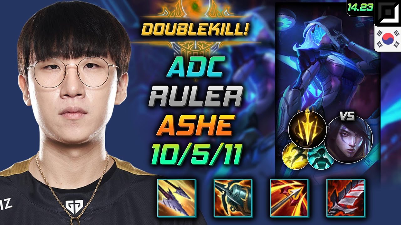 Ashe Adc Build Ruler Yun Tal Wildarrows Lethal Tempo - LOL KR Master ...