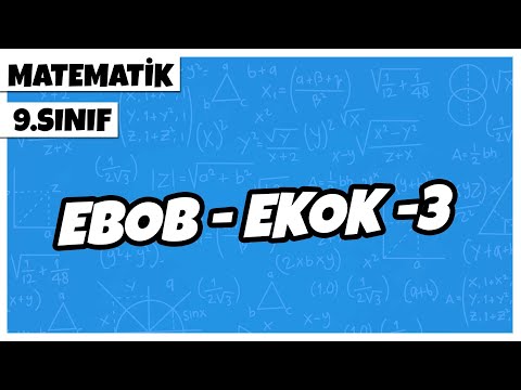 9. Sınıf Matematik - EBOB – EKOK -3 | 2022