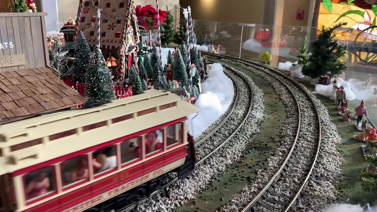 Merry Christmas. Holiday train layout - YouTube