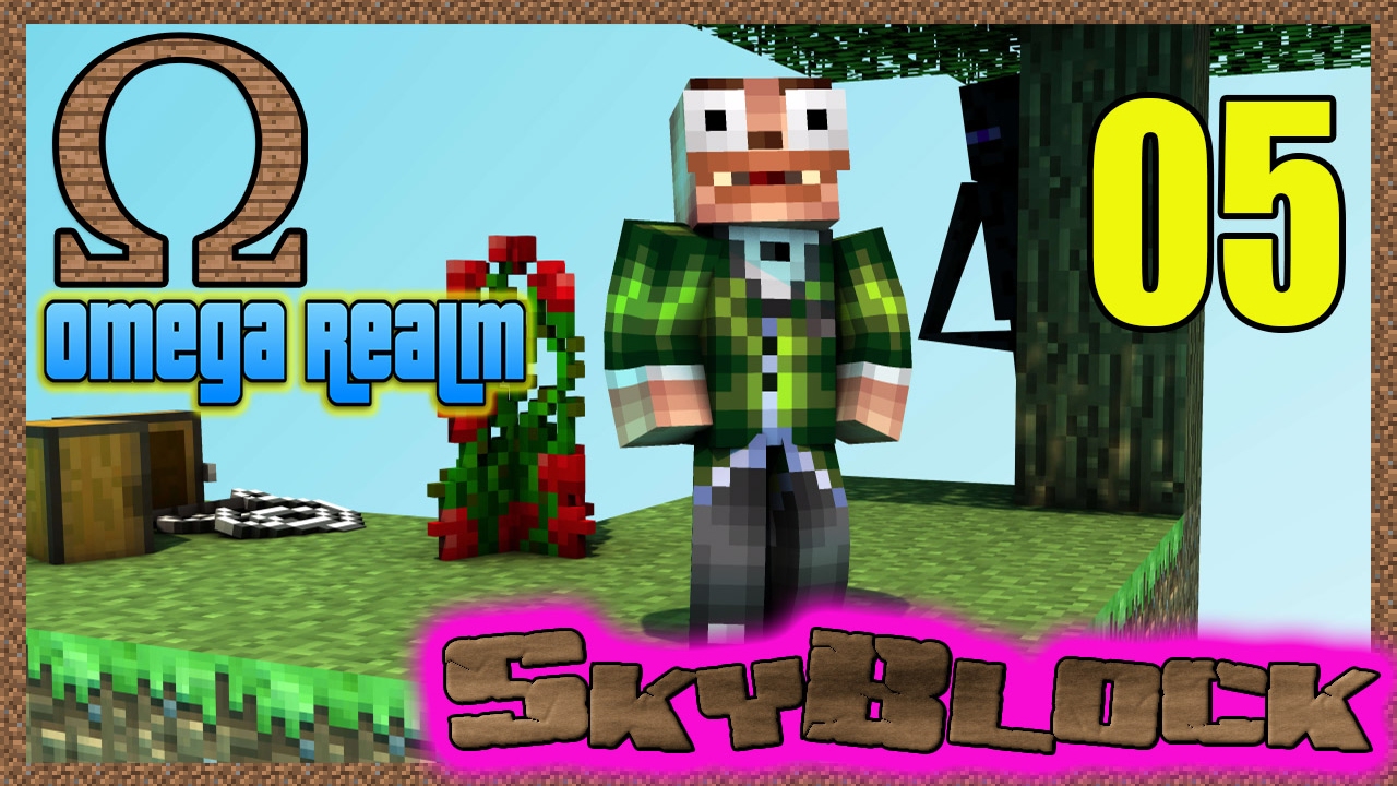 Minecraft Omega Realm SkyBlock - Part05: Farms - YouTube