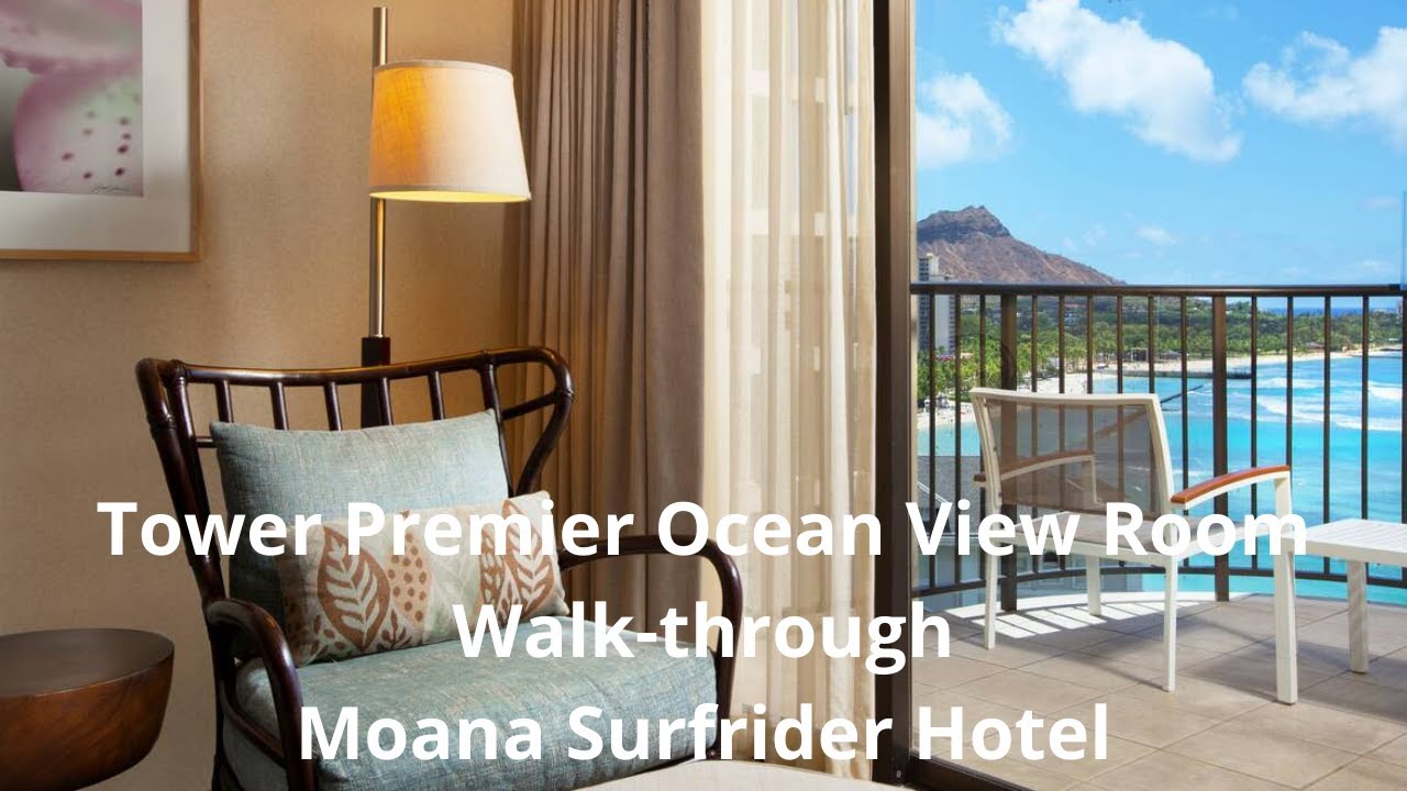 Tower Premier Ocean View Room Walk-through I Westin Moana Surfrider ...