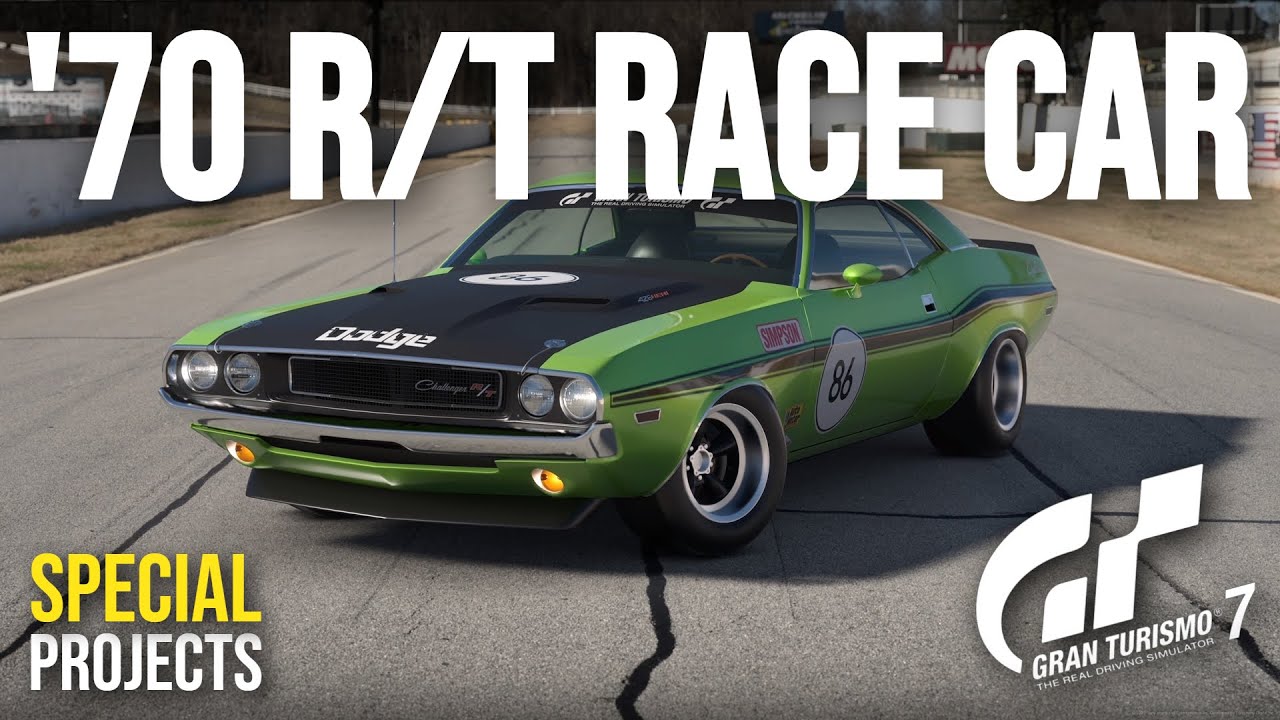 GT7 | 1970 Dodge Challenger R/T Race Car Build Tutorial | Special ...