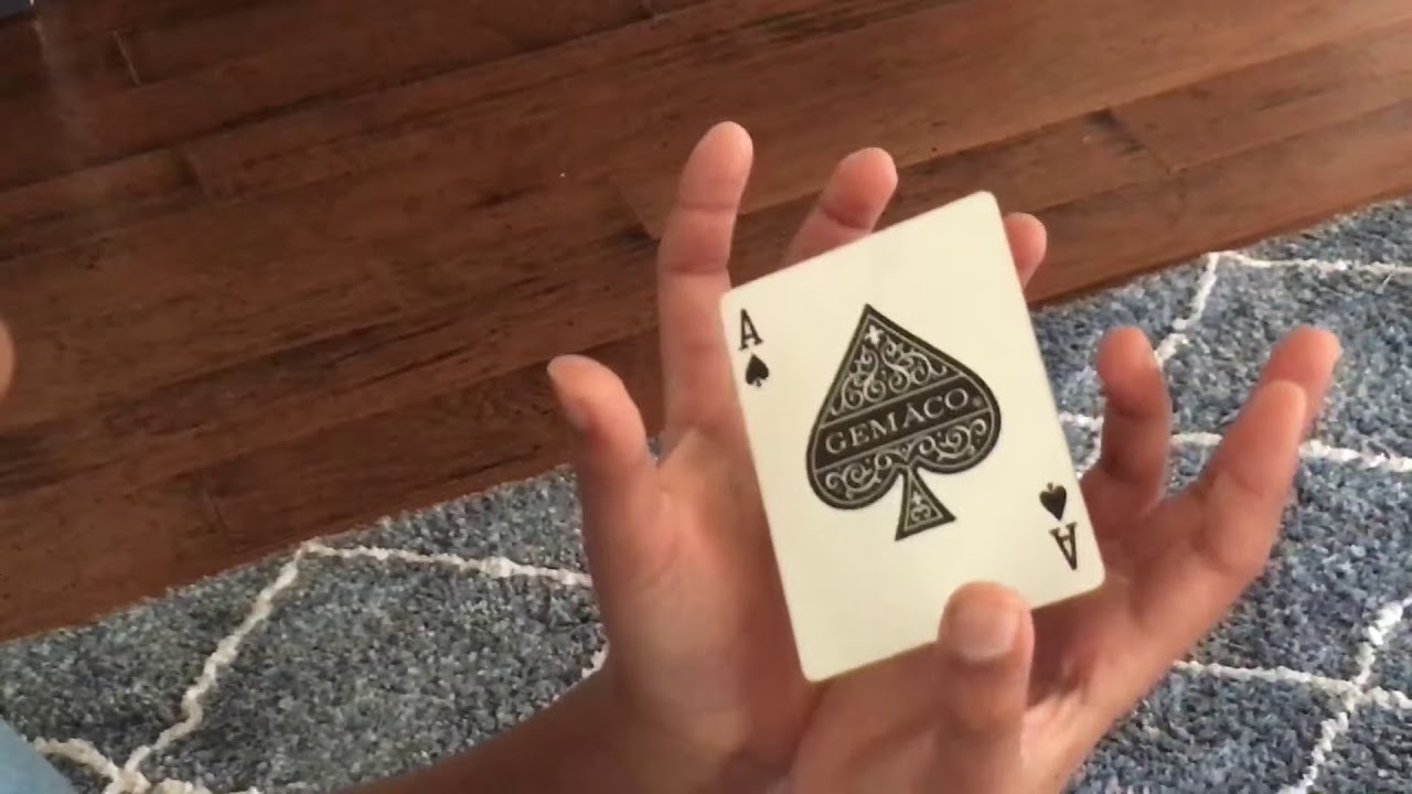 Card levitation trick - YouTube