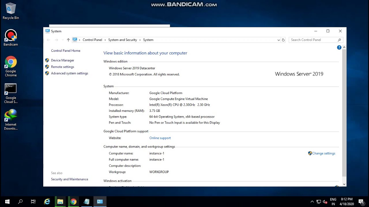 Google Cloud RDP Movie downloading speed test with idm - 1 gbps google ...