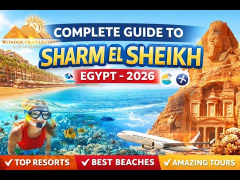 🌴✈️ Guia Completo de Sharm El Sheikh, Egito – 2026 🇪🇬