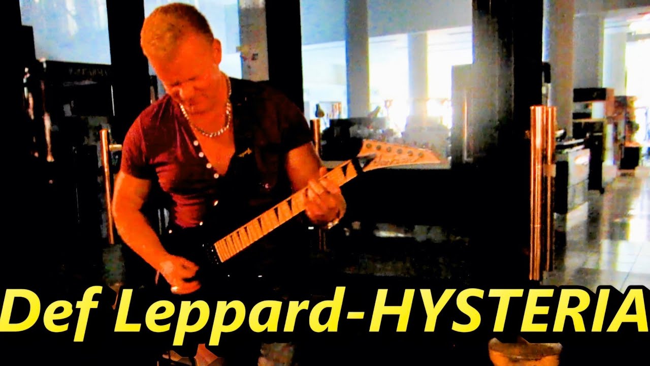 DUBLIN BUSKER plays HYSTERIA ( Def Leppard) - YouTube