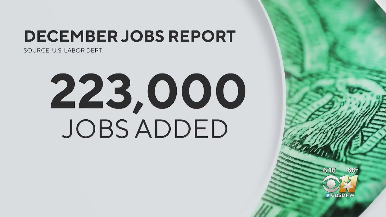 Latest new jobs report shows optimism - YouTube