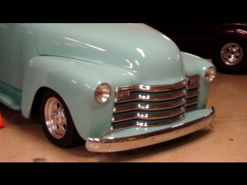 1952 Chevrolet Five Window Pickup - Smoothed Custom Hot Rod - YouTube