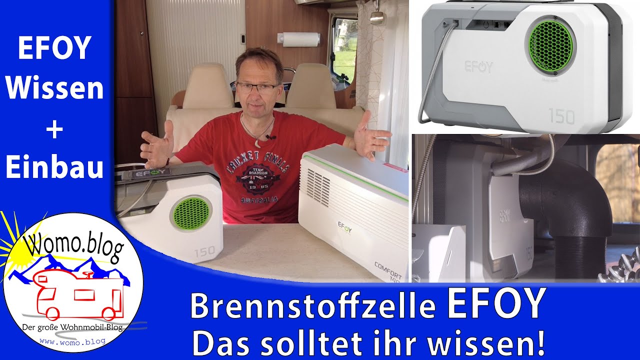 Brennstoffzelle EFOY – immer Strom beim Campen - YouTube