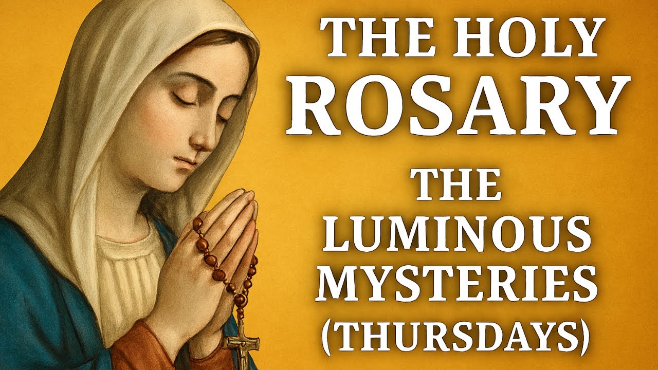 The Holy Rosary with Visuals | The Luminous Mysteries (Thursdays) - YouTube
