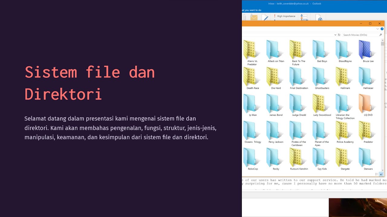 SISTEM FILE DAN DIREKTORI - YouTube