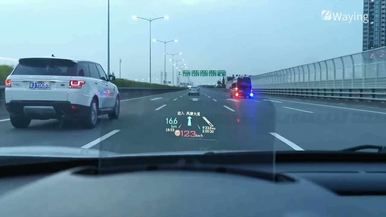 HUD Head Up Display for 10th Gen Honda Civic---- On the Highway - YouTube