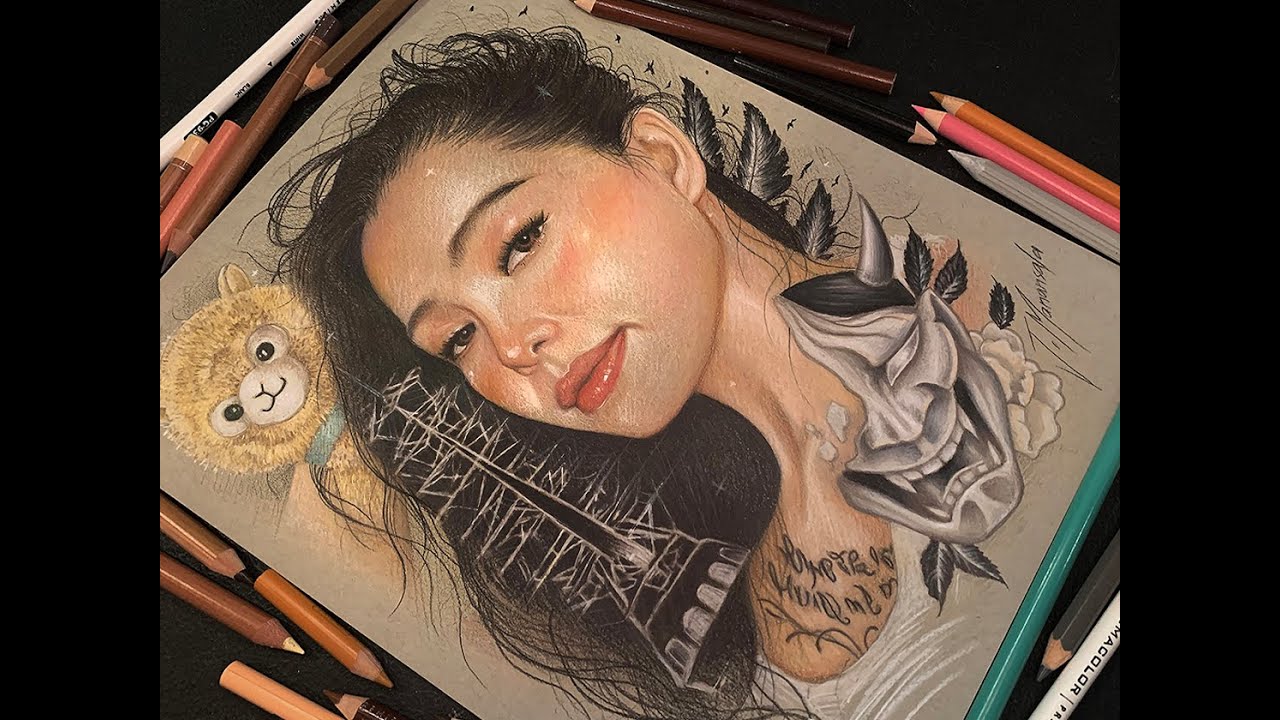 Drawing Bella Poarch - captainjoser - YouTube