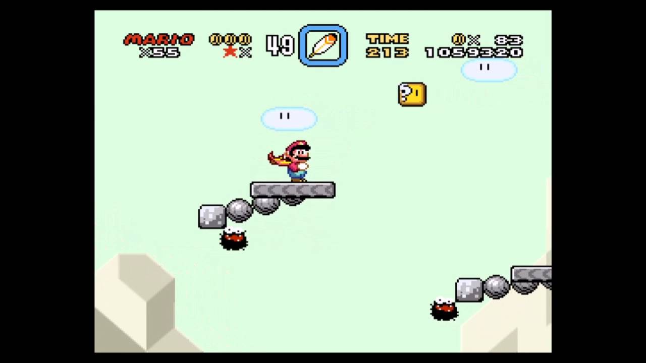 Super mario world chocolate island 3 gameplay wiiu virtual console ...