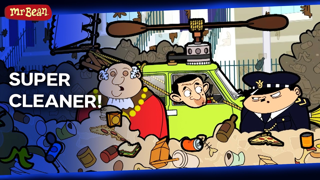 Mr Bean Builds A Crazy Cleaning Machine! | Mr Bean and Friends - YouTube