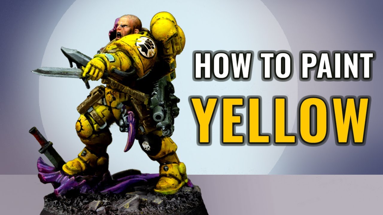 From Patchy to Pro: Master Yellow on Warhammer Miniatures - YouTube