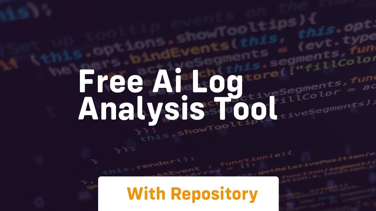 free ai log analysis tool - YouTube