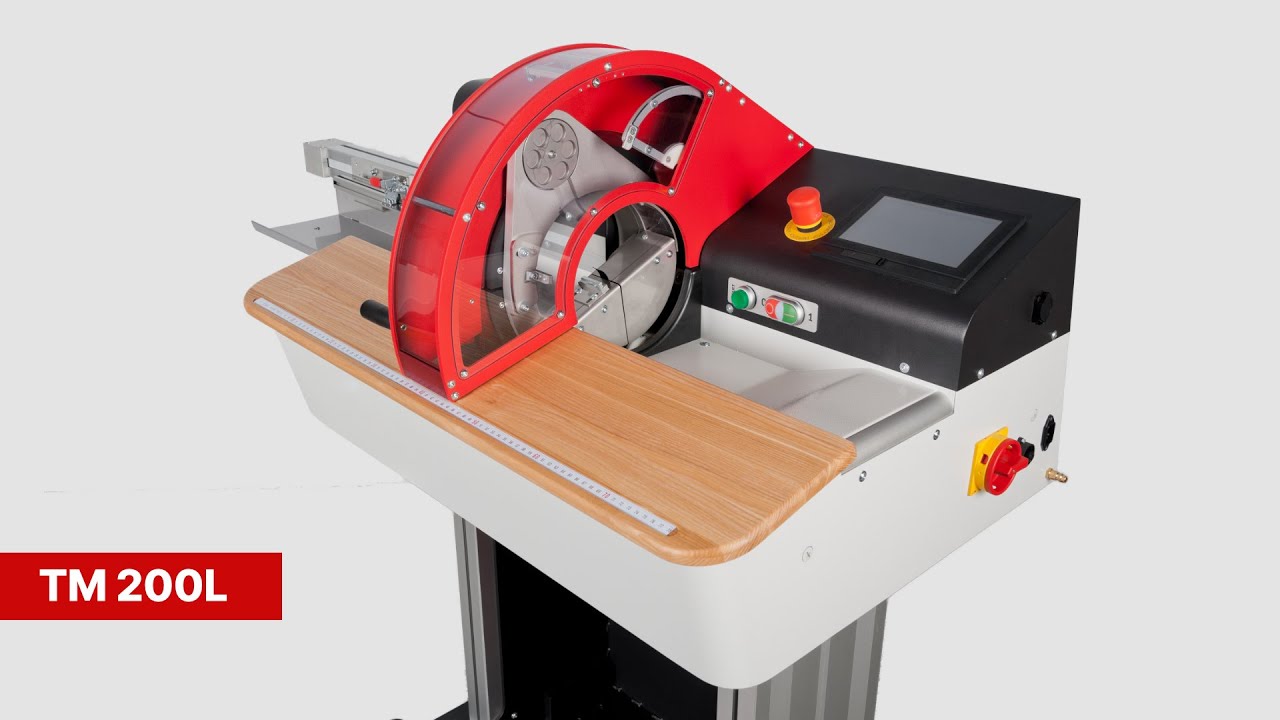 Techspeed TM 200L - linear feed taping machine - YouTube