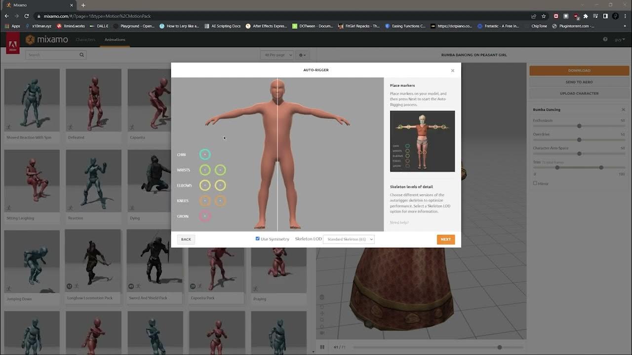 How To Upload Custom Characters To Mixamo Beginner Tutorial Youtube