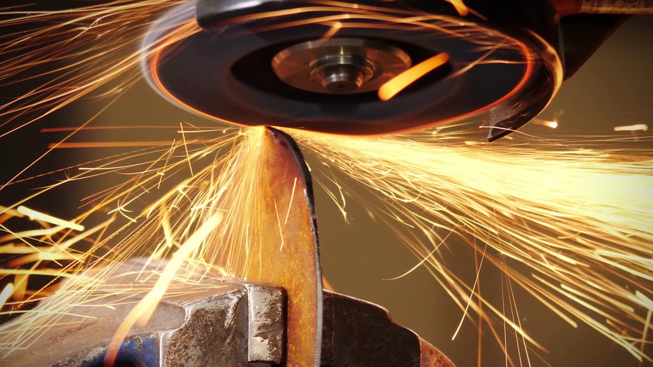 Stock Removal with a Right Angle Grinder - YouTube