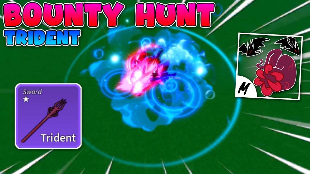 Trident Rework + Sanguine Art Combo! Bounty Hunting... | Blox Fruits ...