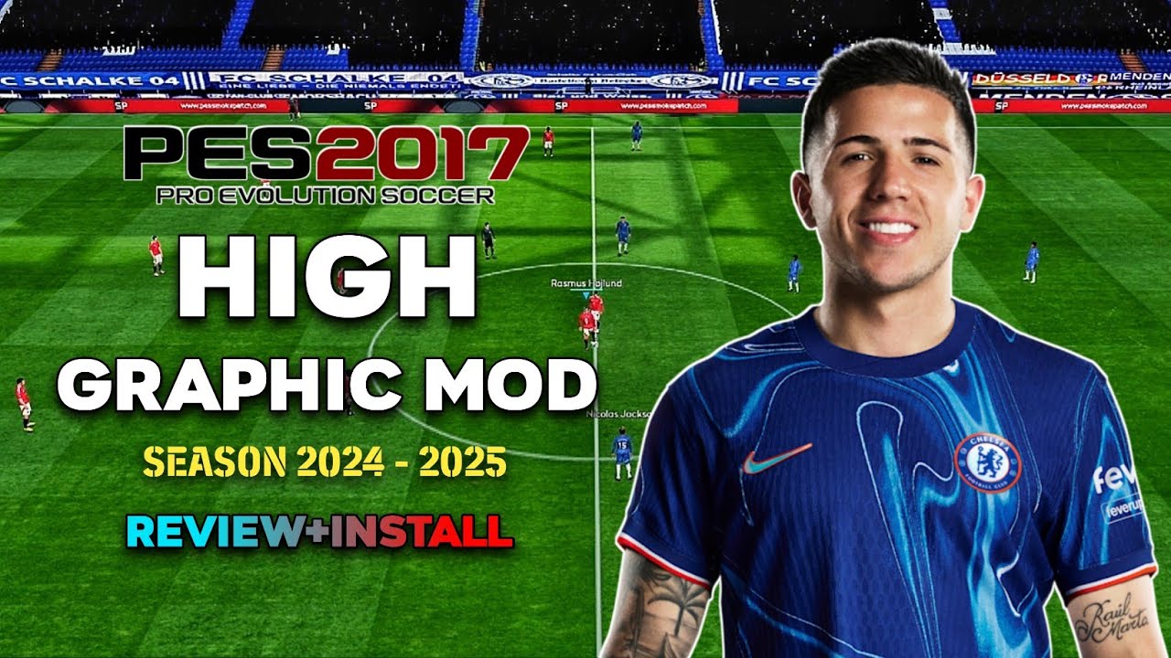 PES 2017 MOD GRAPHIC HIGH NEW SEASON 2025 - YouTube