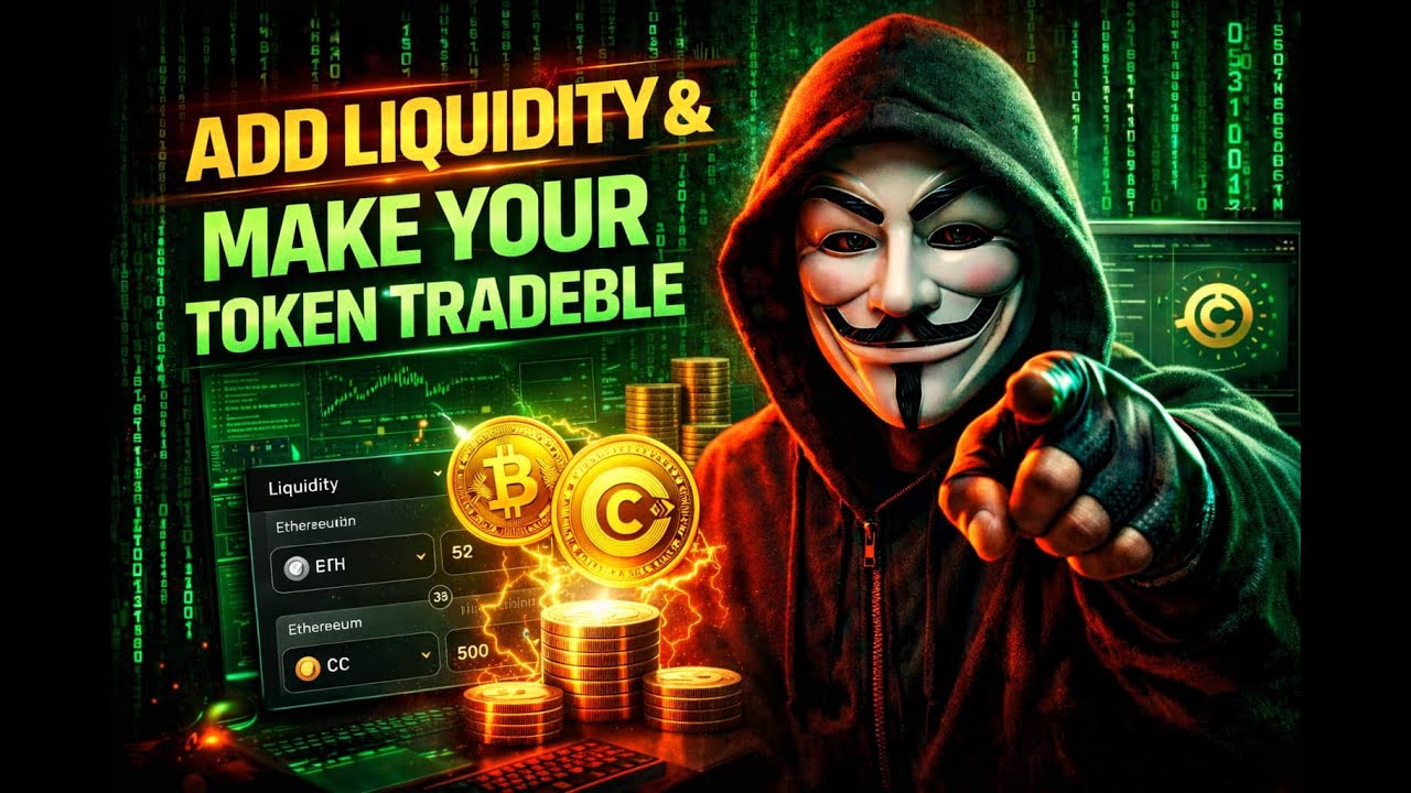 Add Liquidity & Make Your Crypto Token Tradeable in 5 Minutes (Part 2 ...