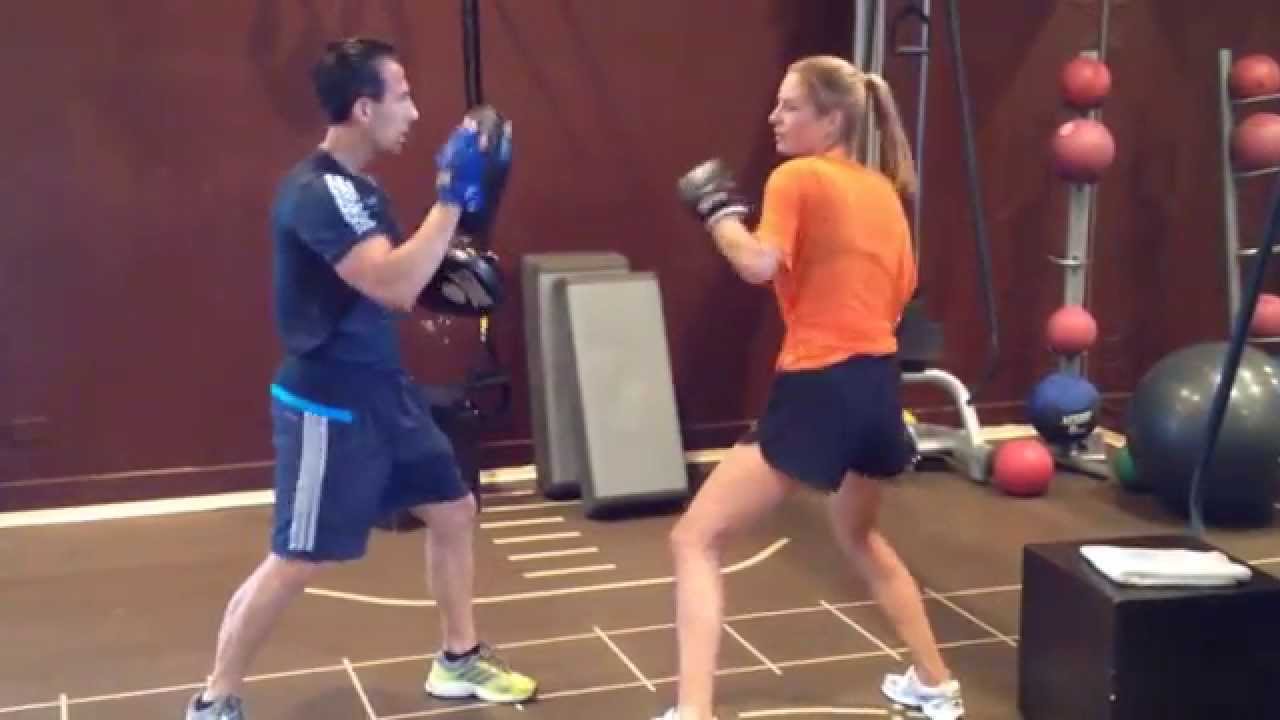 Kick Boxe Training Top Model Sabina Zavodna & Steve Marini - YouTube