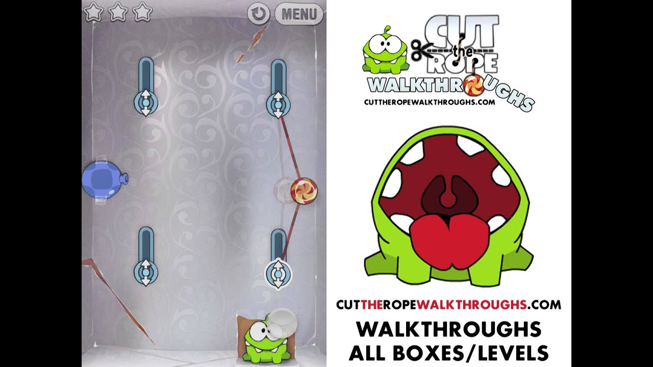 Foil Box 3-12 | Cut The Rope Walkthrough Level 3-12| Cut The Rope ...