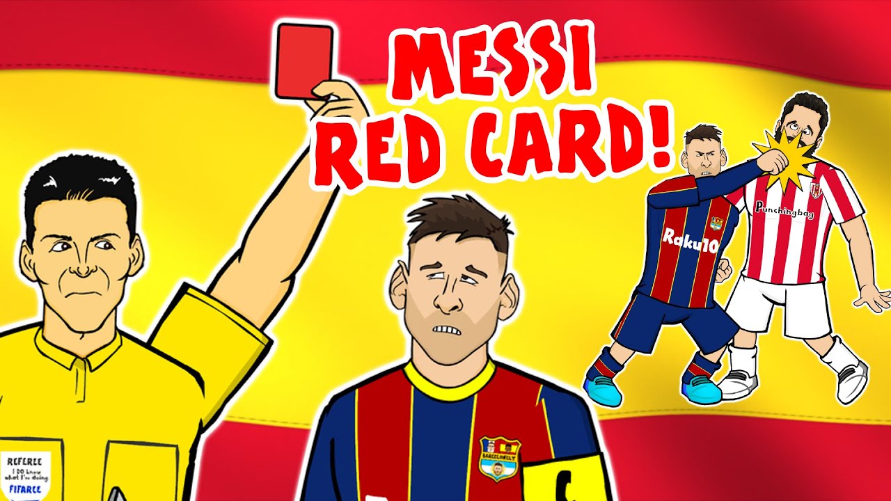 👊🏻MESSI RED CARD!👊🏻 (Spanish Super Cup 2020 Barcelona 2-3 Athletic ...