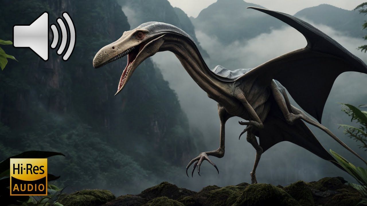 Pterodactyl High Quality Sound Effects - YouTube