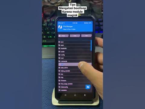 Cara Mengatasi Bootloop Karena Module Magisk - YouTube