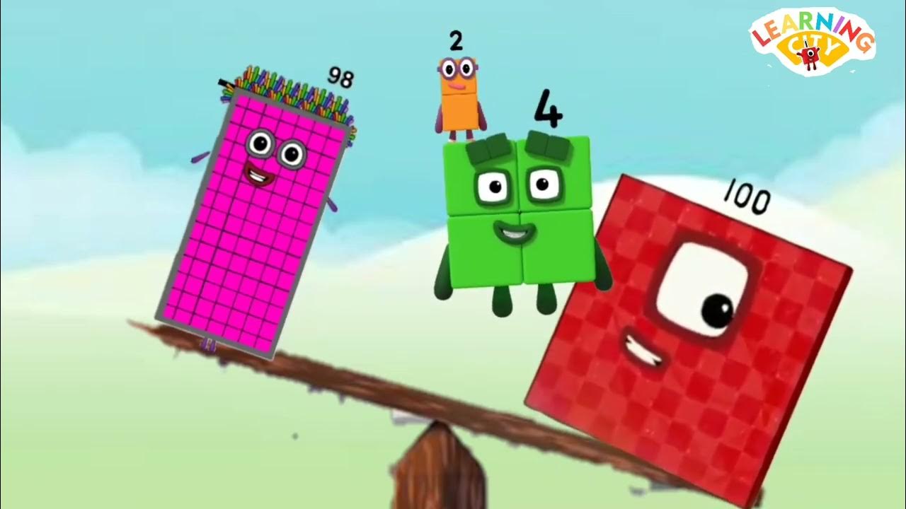 NUMBERBLOCKS LEARN LESS THAN AND EQUALS TO SYMBOL | MATH SKILLS FOR KIDS | learning city - YouTube