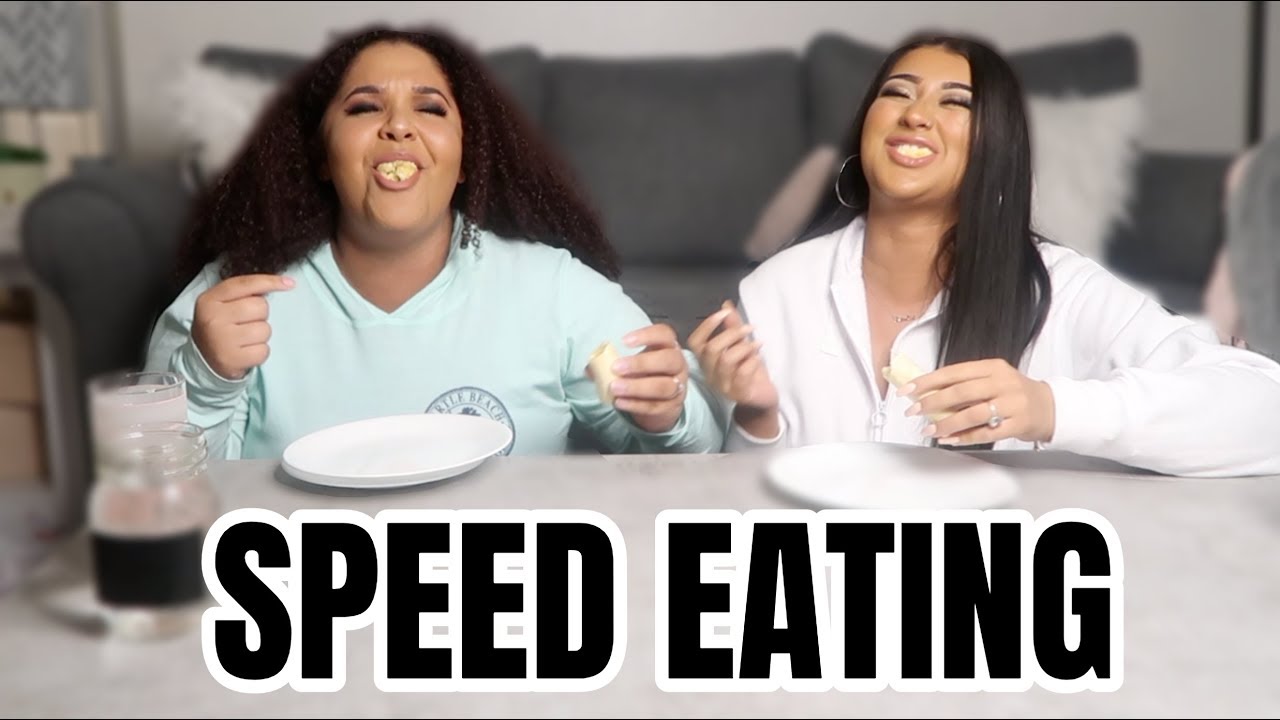 SPEED EATING CHALLENGE **HILARIOUS** - YouTube