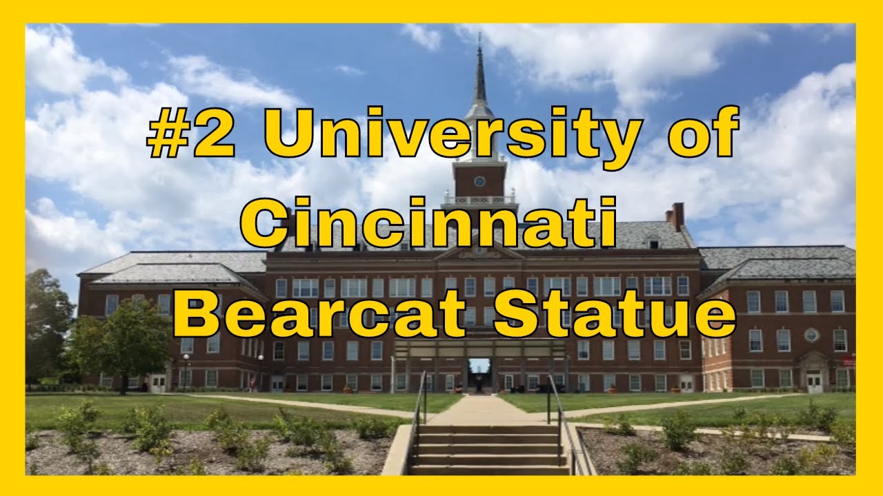 #2 University of Cincinnati Bearcat Statue - YouTube