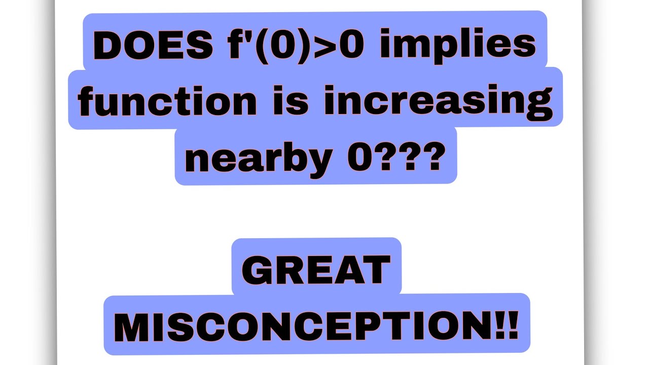 JEE ADVANCED 2024 CALCULUS MISCELLANEOUS IDEA |THEORY OF CALCULUS - YouTube