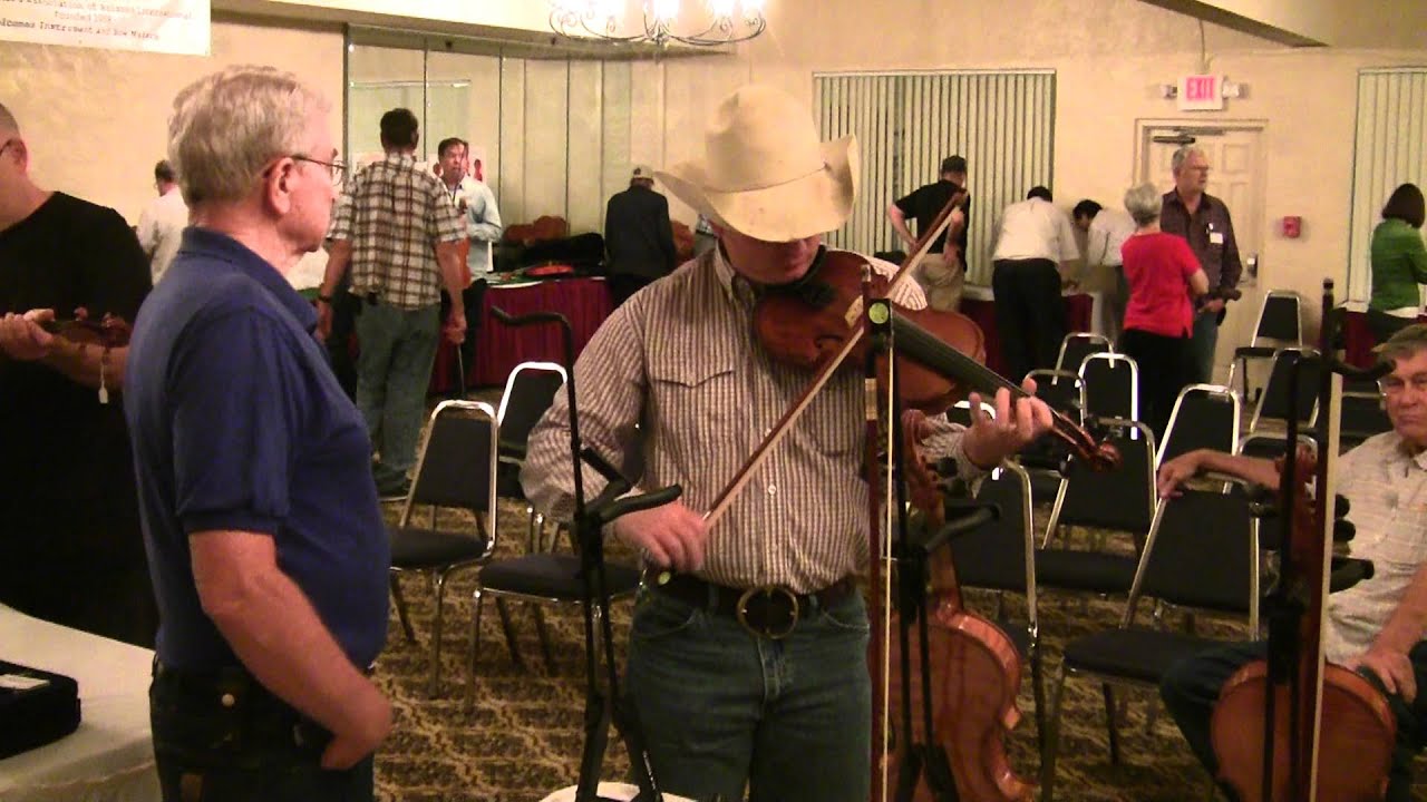 Jess Barry plays a Frank Daniels Myrtlewood 5 string Fiddle @ 2011 ...