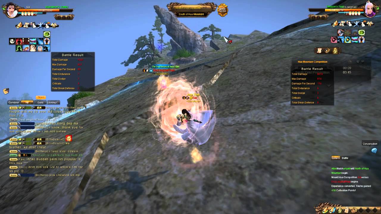 Age of Wushu Golden Panda Mount Hua 12/15 Sai Vs DocLongSatThan - YouTube