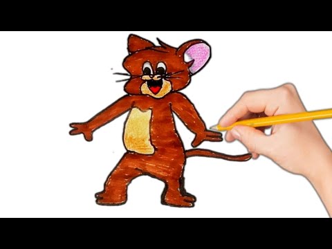 How to draw simple and easy Jerry drawing🎨 /step by step /by simple ...