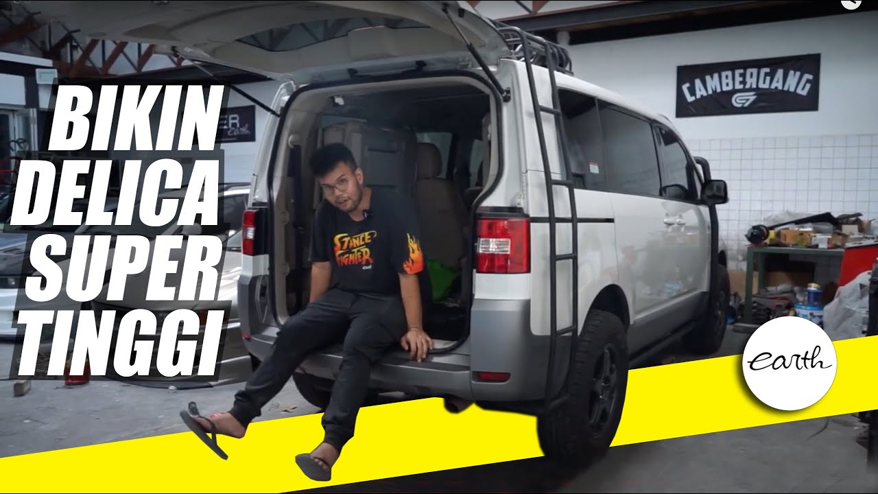 MODIFIKASI MITSUBISHI DELICA ALTO JADI SUPER TINGGI BIAR BISA KEMANA ...
