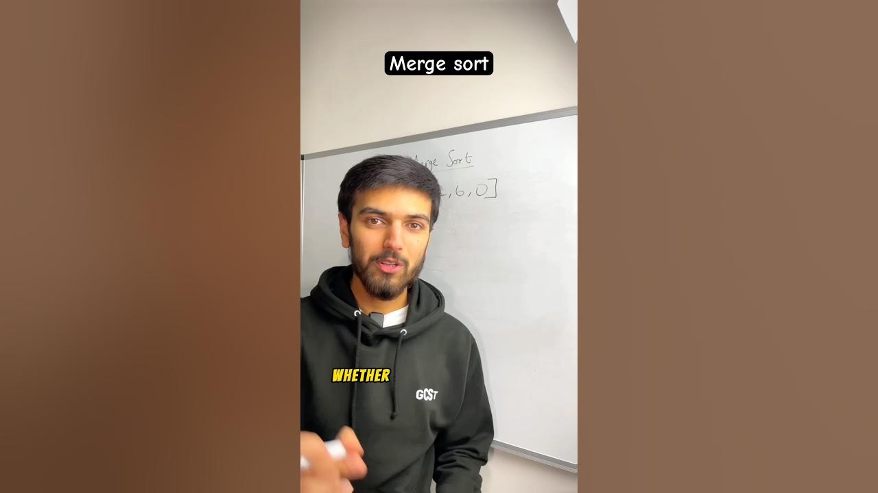 Merge sort - GCSE / A Level Computer Science Paper 2 #computerscience #gcse #alevel - YouTube