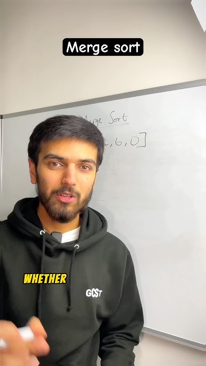 Merge sort - GCSE / A Level Computer Science Paper 2 #computerscience #gcse #alevel - YouTube
