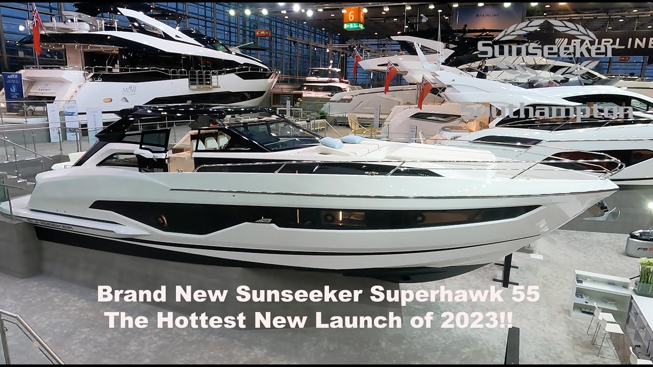 Brand New 2023 Sunseeker Superhawk 55 Full Detailed Tour - THE Long ...