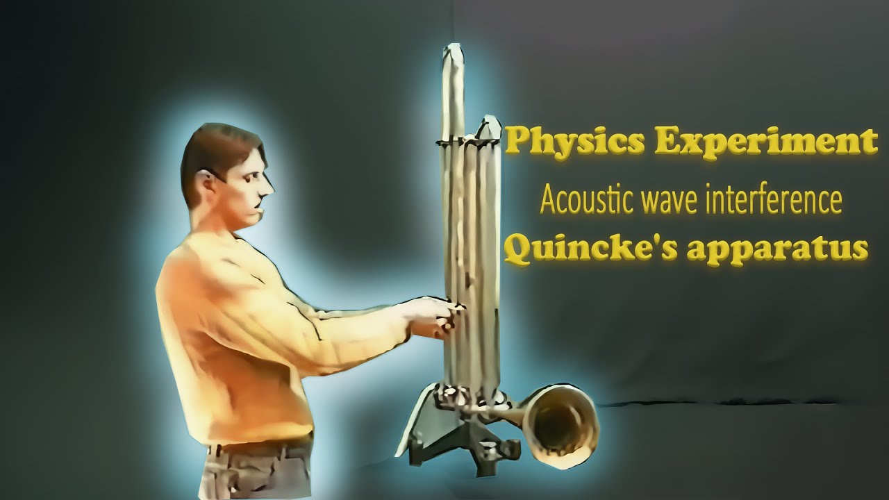 Physics Experiment || Acoustic wave interference. Quincke's apparatus ...