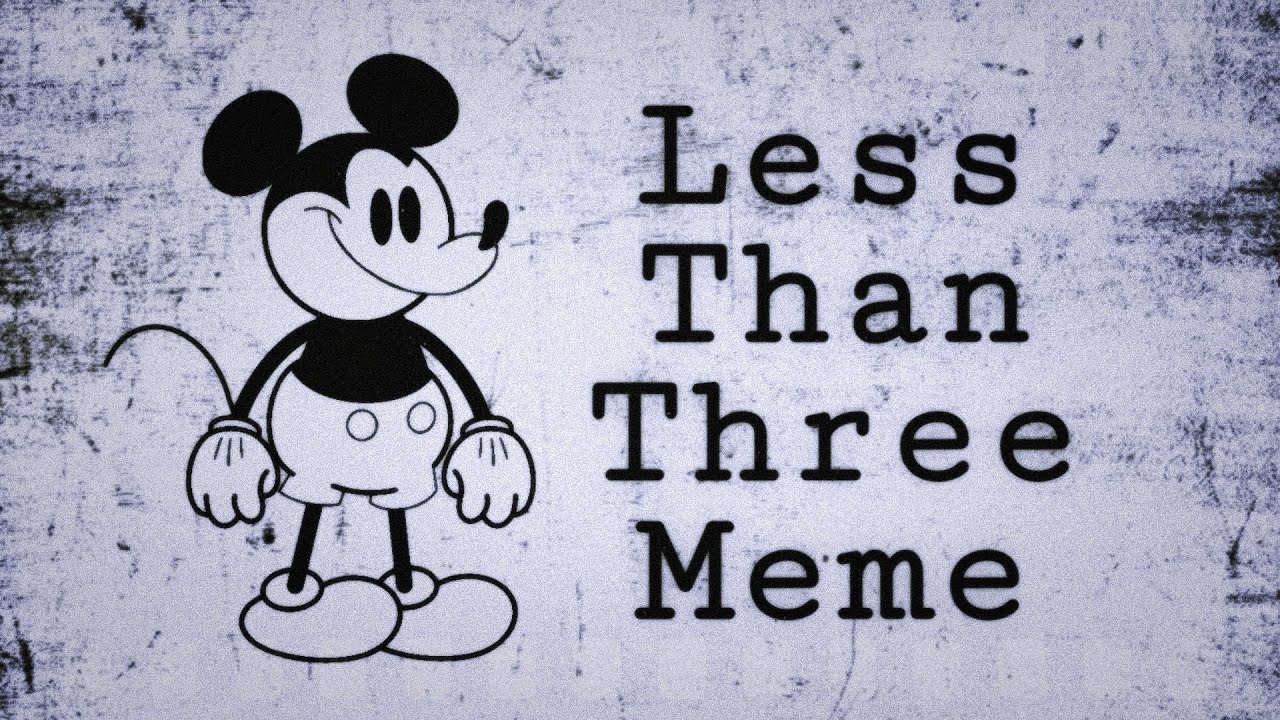 Less Than Three | Animation Meme | Mickey Mouse - YouTube