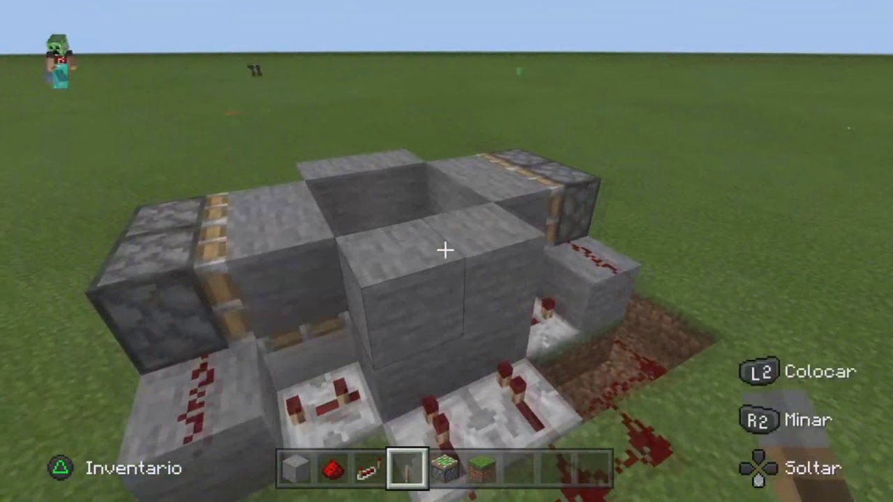 Minecraft Tutorial - How to make an easy "Floor Trap" with redstone and ...