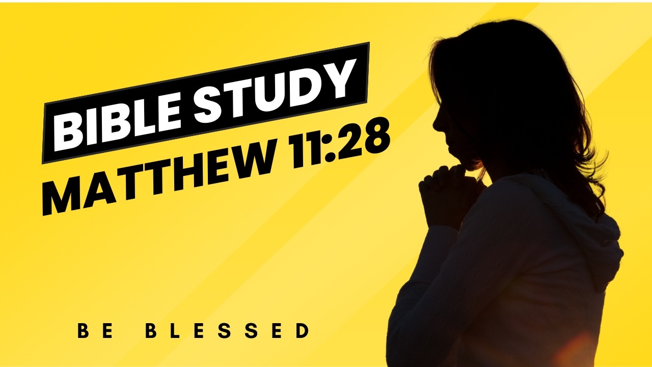 Matthew 11 28 Explained | Finding Rest in Jesus - YouTube