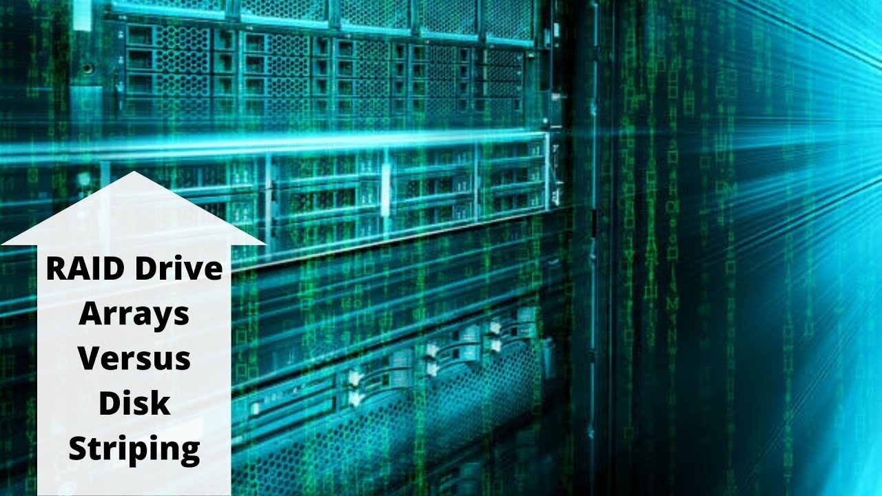 RAID Drive Arrays Versus Disk Striping - YouTube