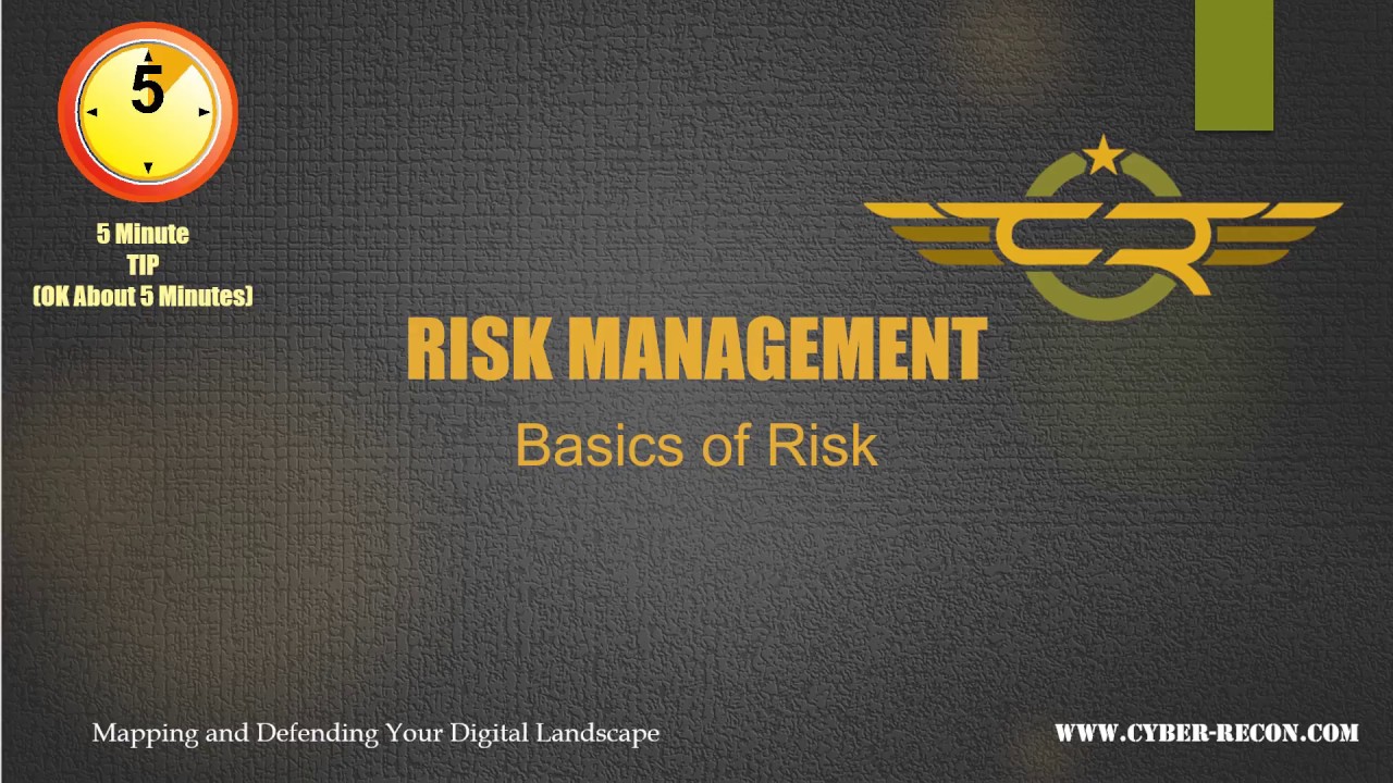 Risk Management - The basics - YouTube