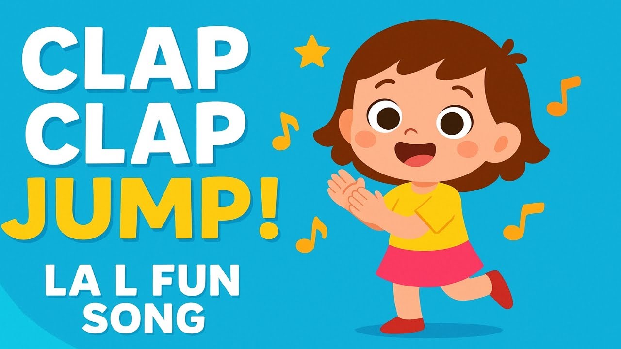 Clap Clap Jump! 👏 La La Fun Song for Kids | Action Song for Toddlers ...